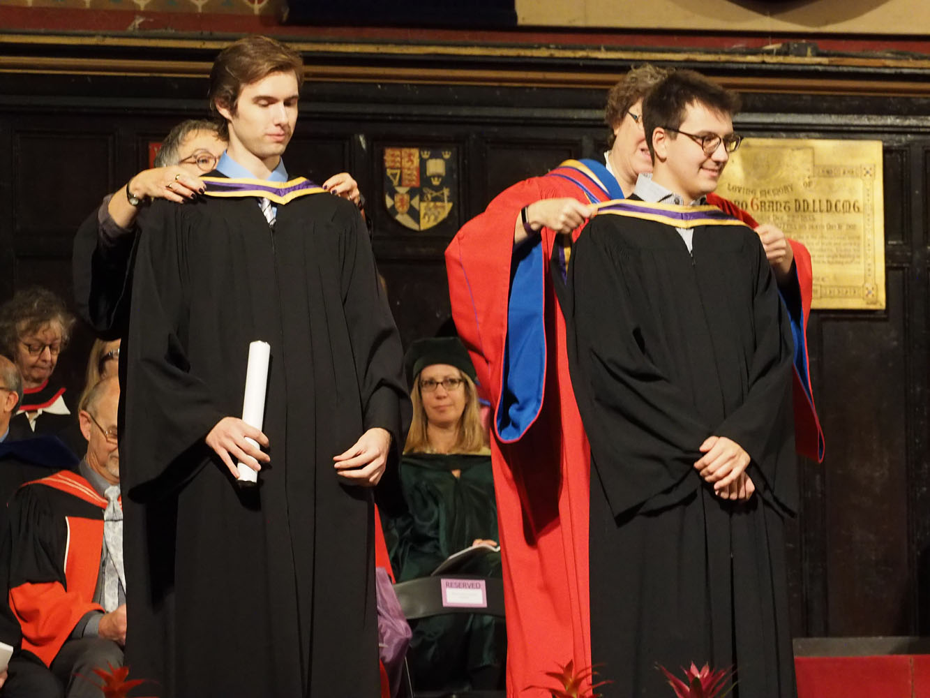 Fall Convocation and Frank Knox Award 2018 > Queen's School of Computing