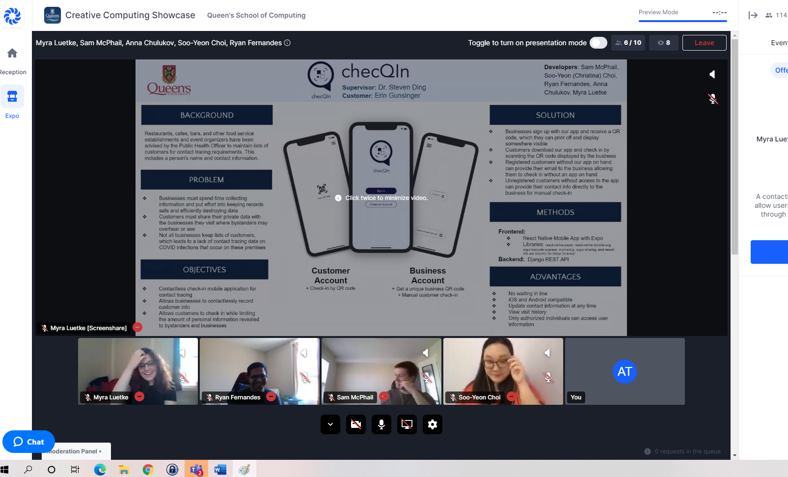 Creative Computing Showcase 2021 > Queen's School of Computing